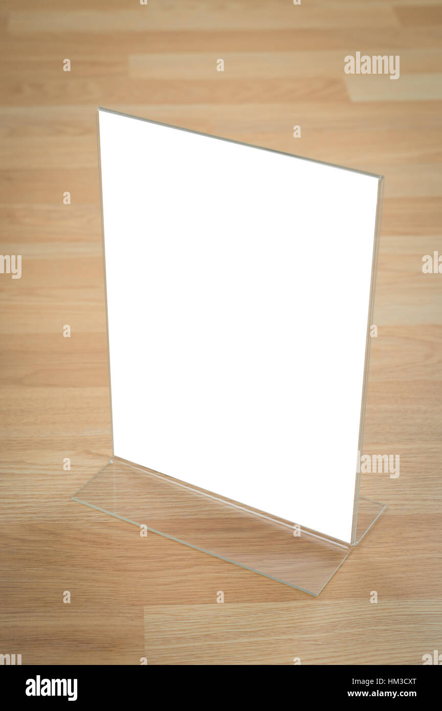 Transparent flyer holder hi-res stock photography and images - Alamy