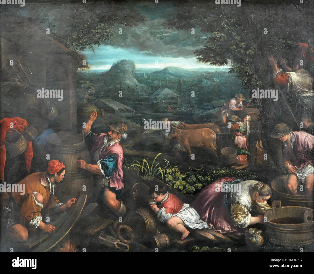 *L'Automne* by Jacopo Bassano is a Renaissance painting that symbolizes ...