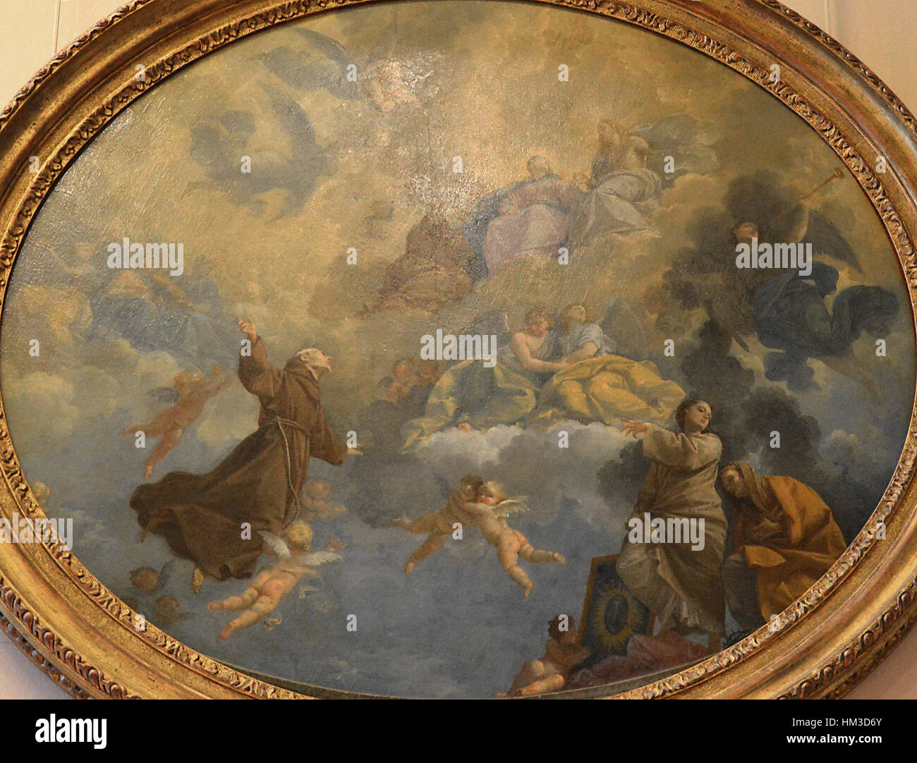 Donato Creti's painting 'La Glorification de saint Bernardin de Sienne ...