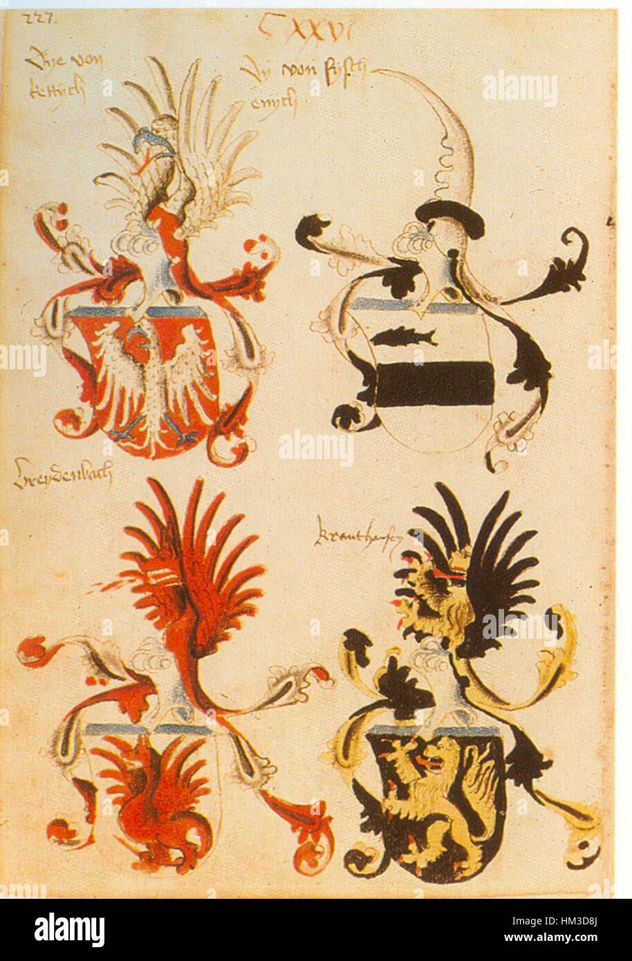 The Ingeram Codex, page 227, is a richly detailed medieval manuscript ...