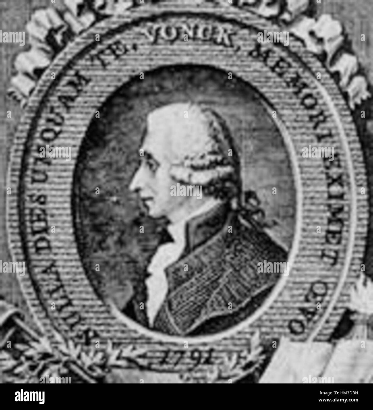 This cropped portrait of Jan Frans Vonck highlights the Dutch artist's ...