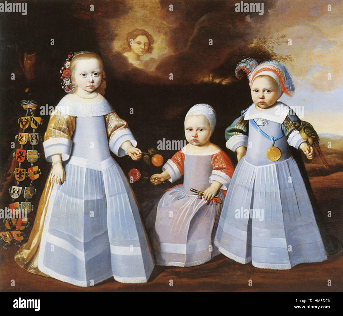 This 1654 painting by Jan Jansz de Stomme features three children from ...