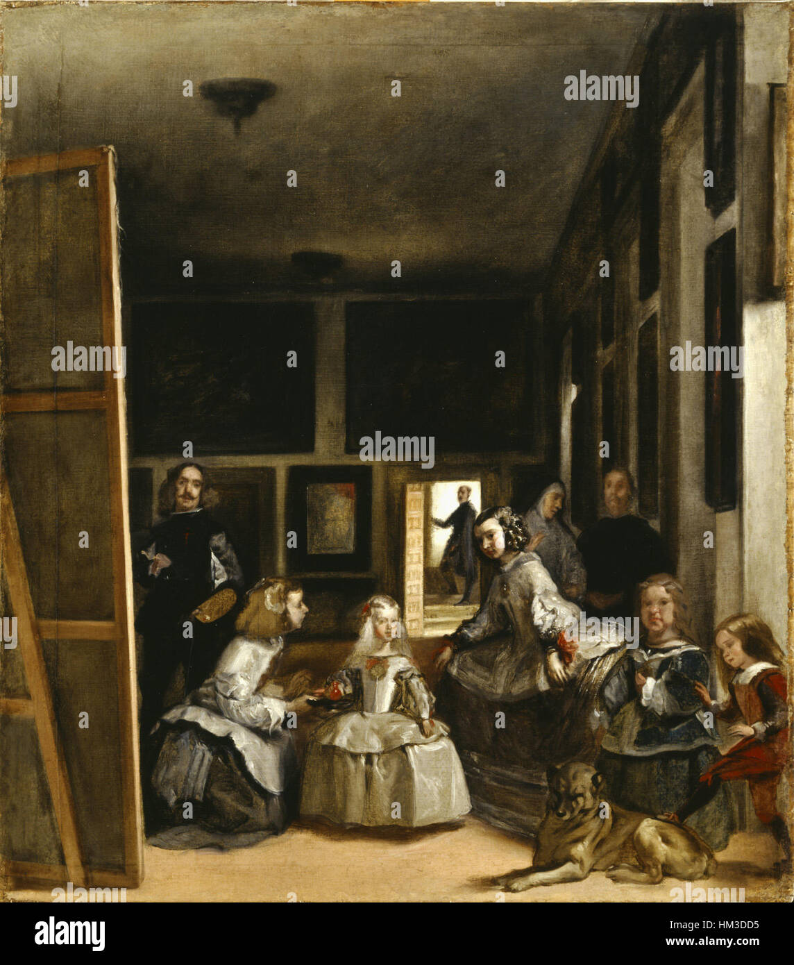 This painting, 'La Famille de Philippe IV,' depicts the royal family of ...