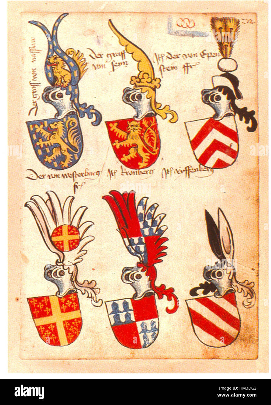 An artwork from the Ingeram Codex 272, featuring medieval artistic ...