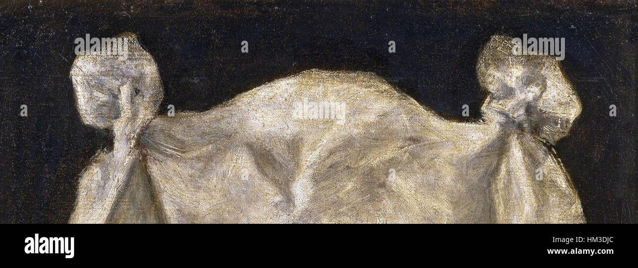 This detail from El Greco's 'La Santa Faz' (The Holy Face) depicts ...