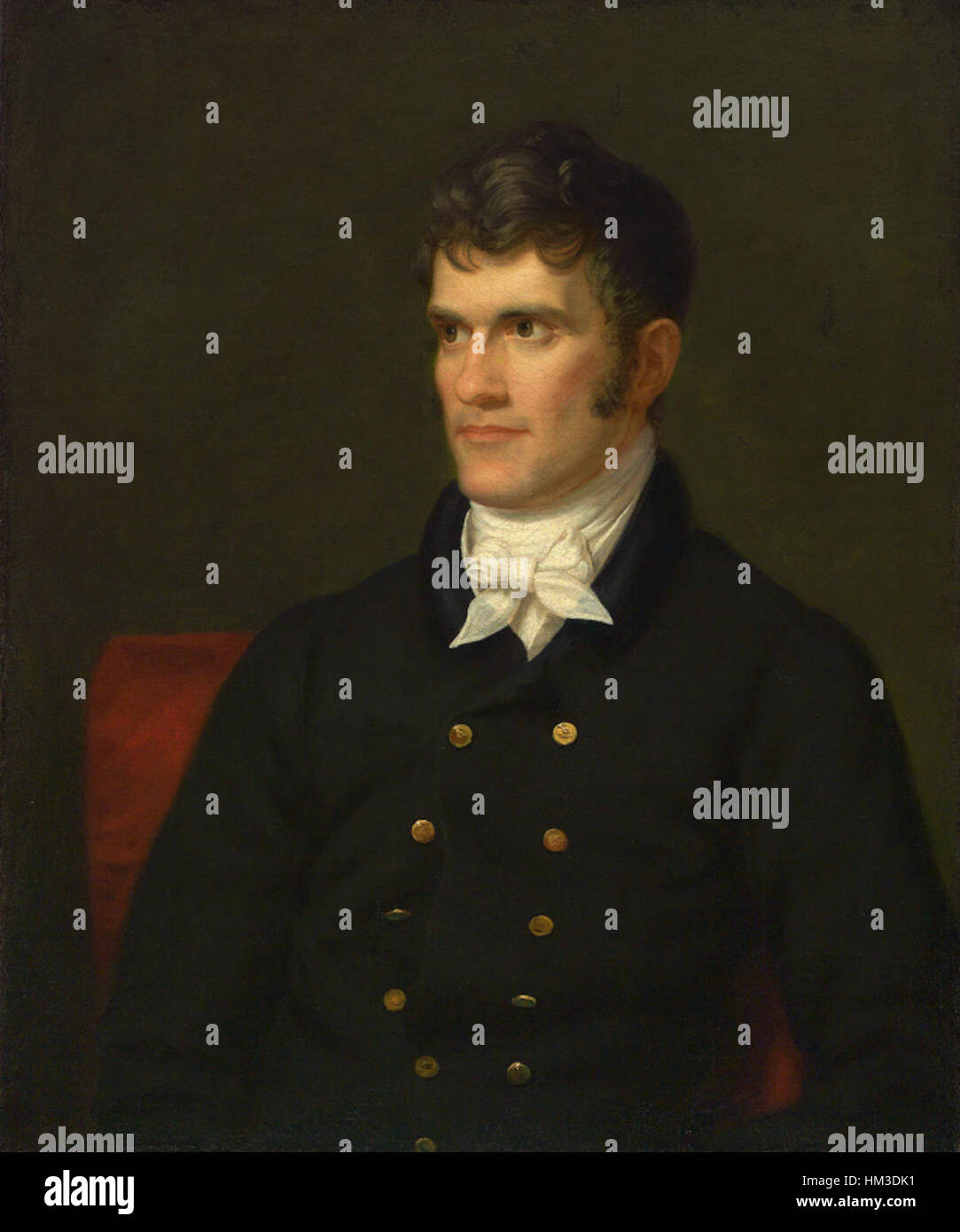 The portrait of J.C. Calhoun, painted in 1822, reflects the prominent ...