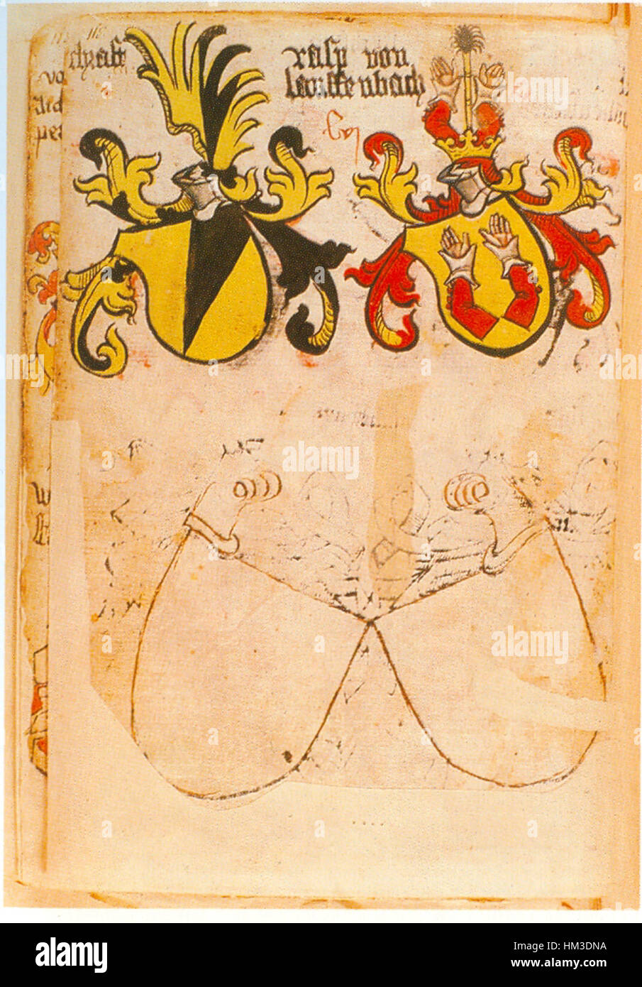 This image from the *Ingeram Codex* illustrates medieval art, capturing ...