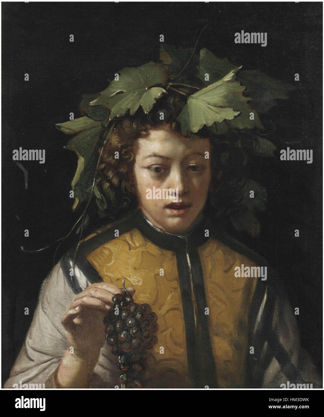 This painting, attributed to Jan van Dalen, depicts the youthful ...