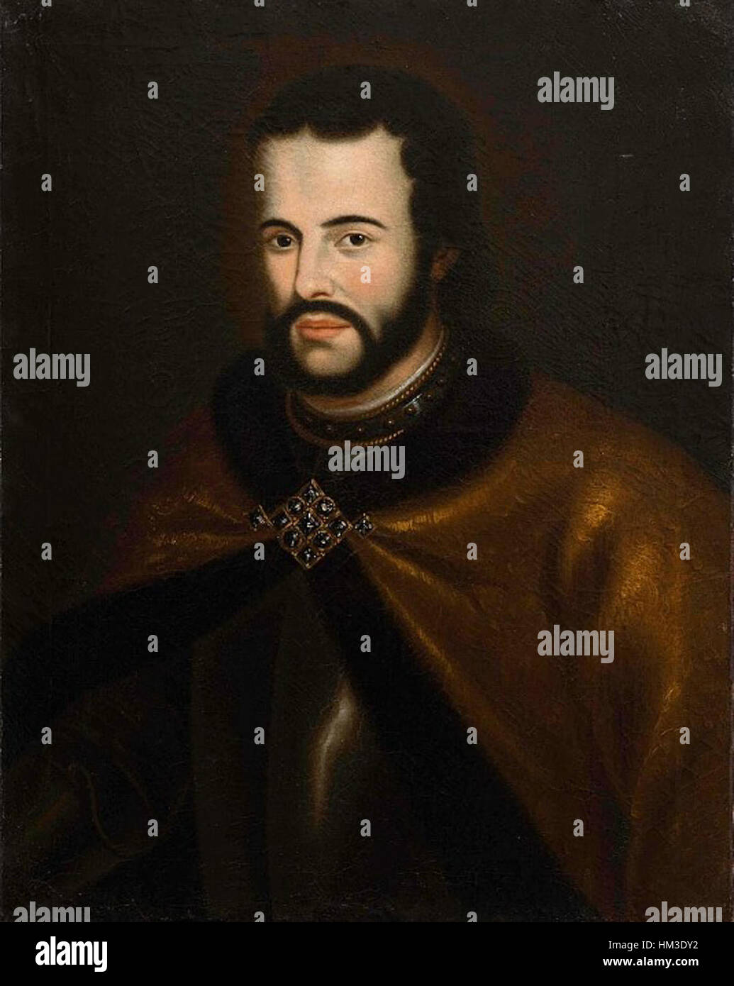 The painting of Ivan V, created by an anonymous artist, portrays the ...