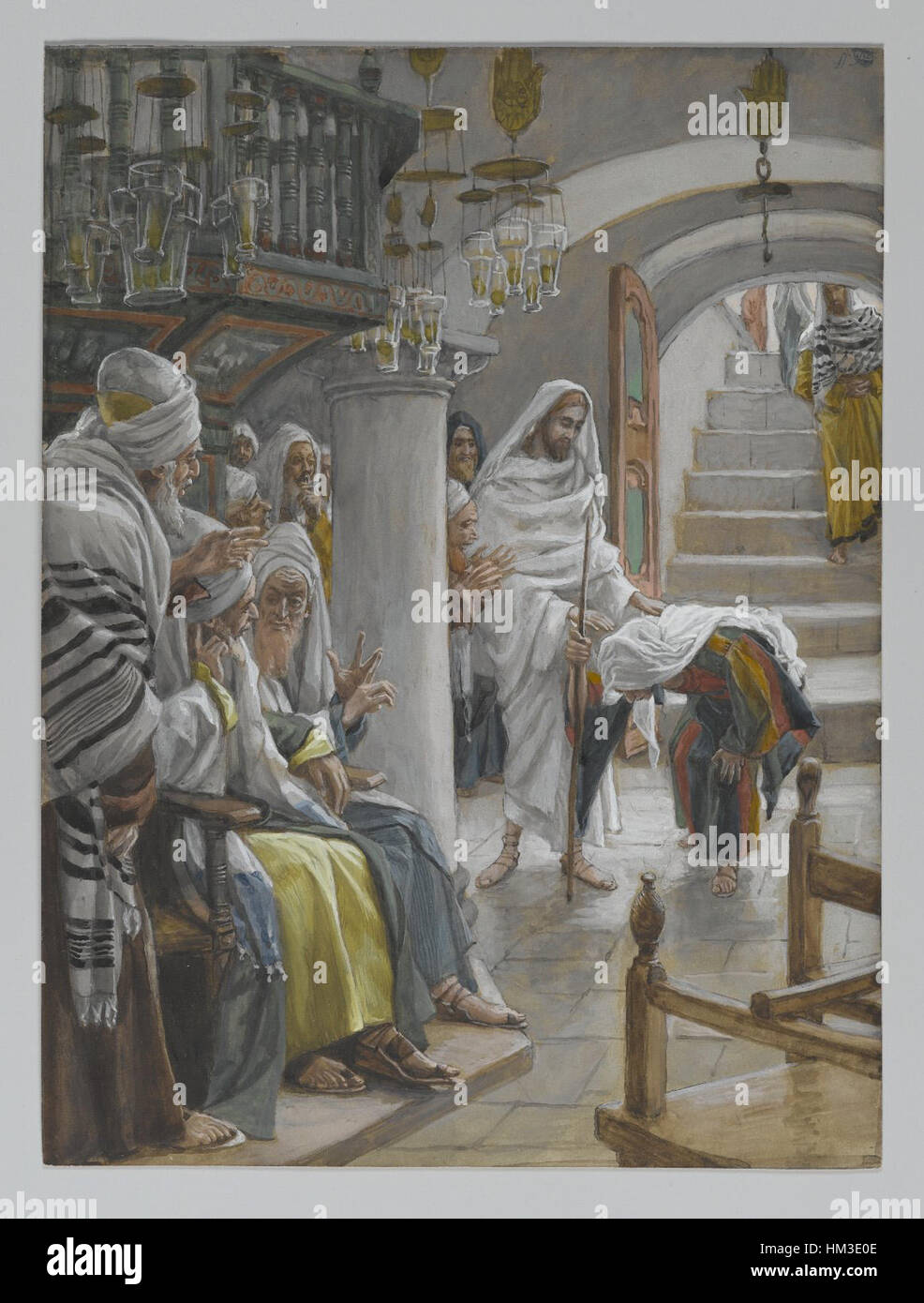'Heal Woman Sabbath' is a religious painting focused on themes of ...