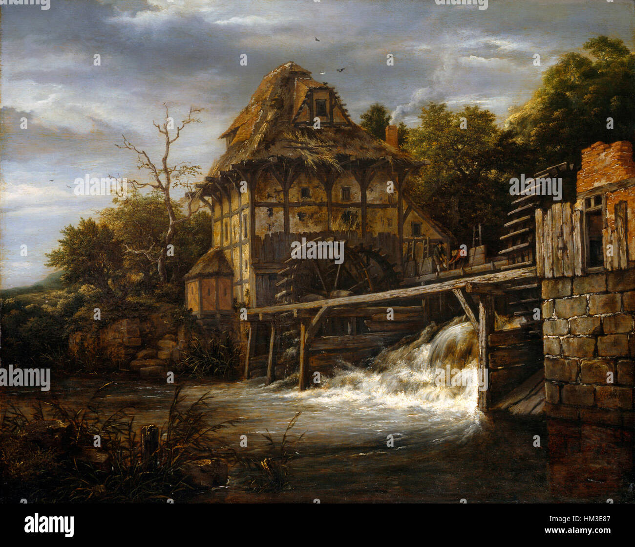 Two undershot watermills hi-res stock photography and images - Alamy