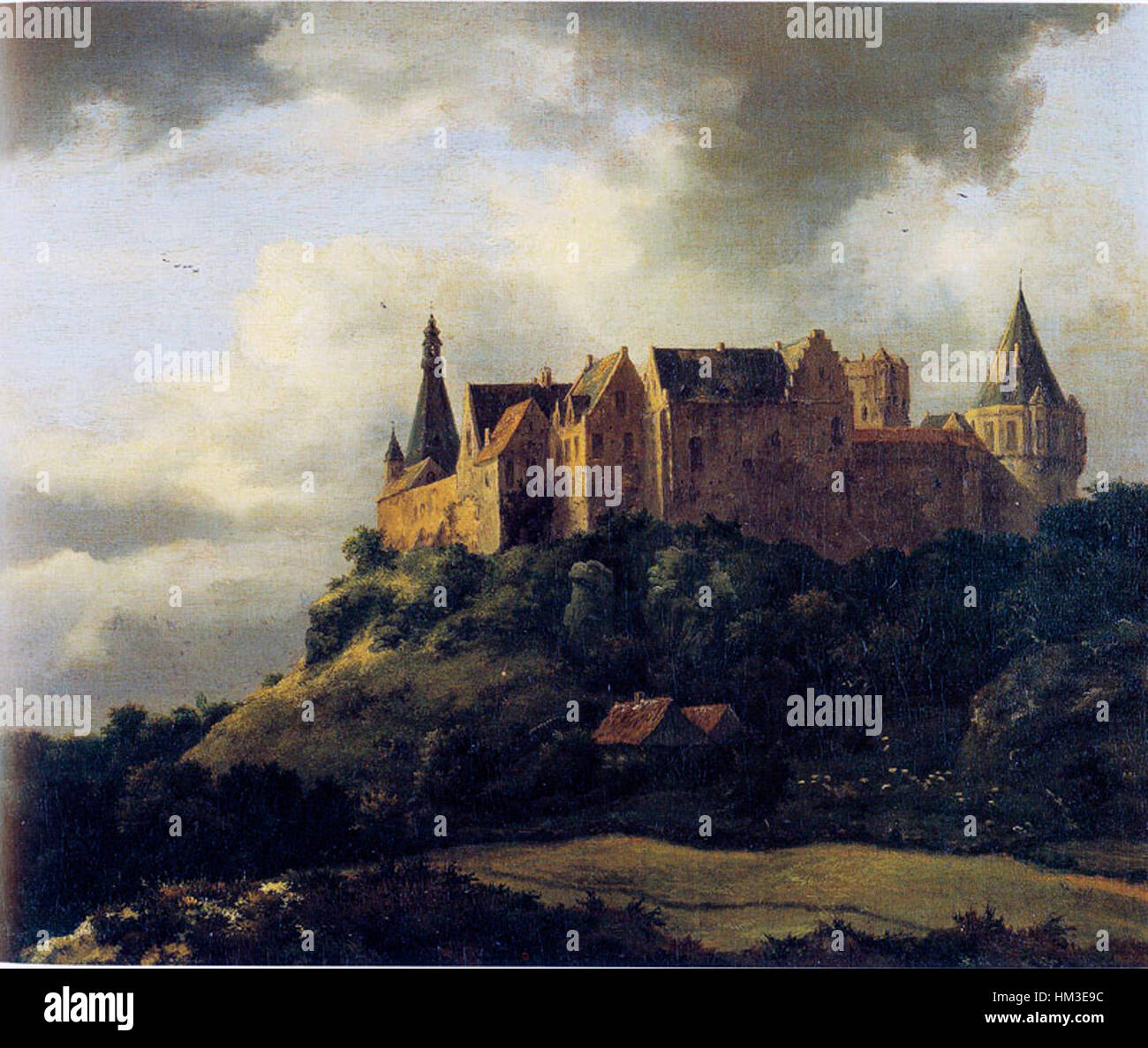 Jacob van Ruisdaelâ€™s 'View of Castle Bentheim' is a classic example ...