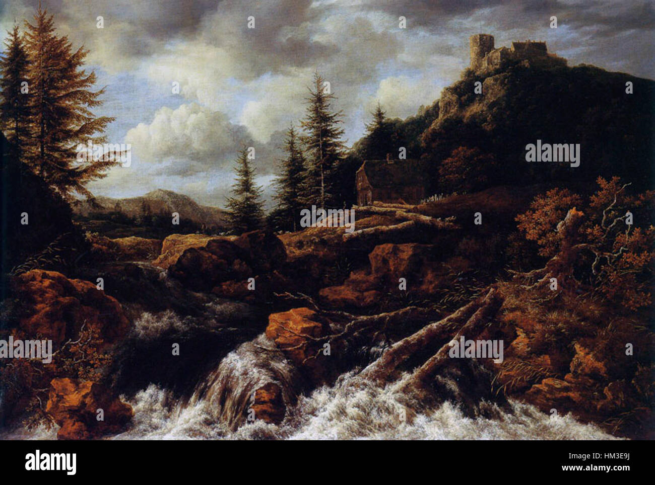 Jacob van Ruisdael's 'Waterfall in a Mountainous Landscape with a ...