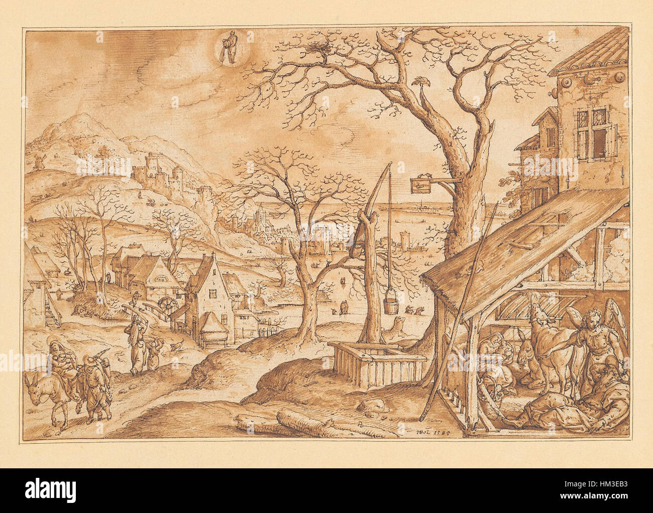 Hans Bol - January Stock Photo - Alamy