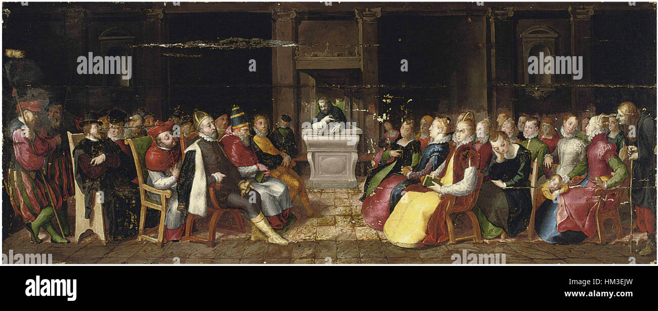 Attributed to Hieronymus Francken I, this painting 'A Vanitas' portrays ...