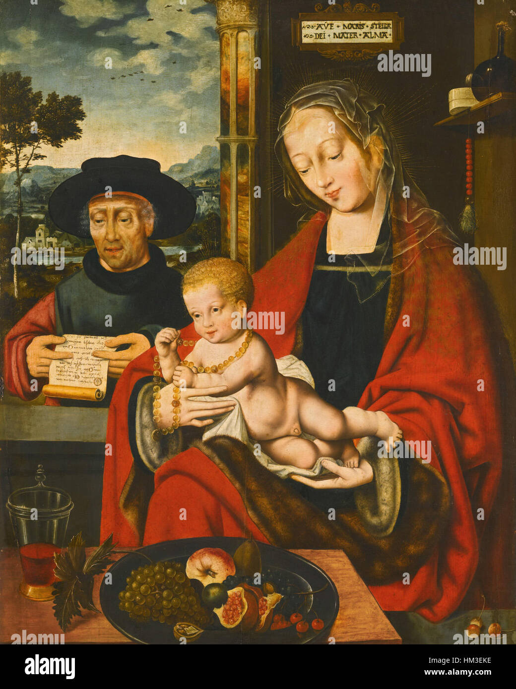 Joos van cleve holy family hi-res stock photography and images - Alamy