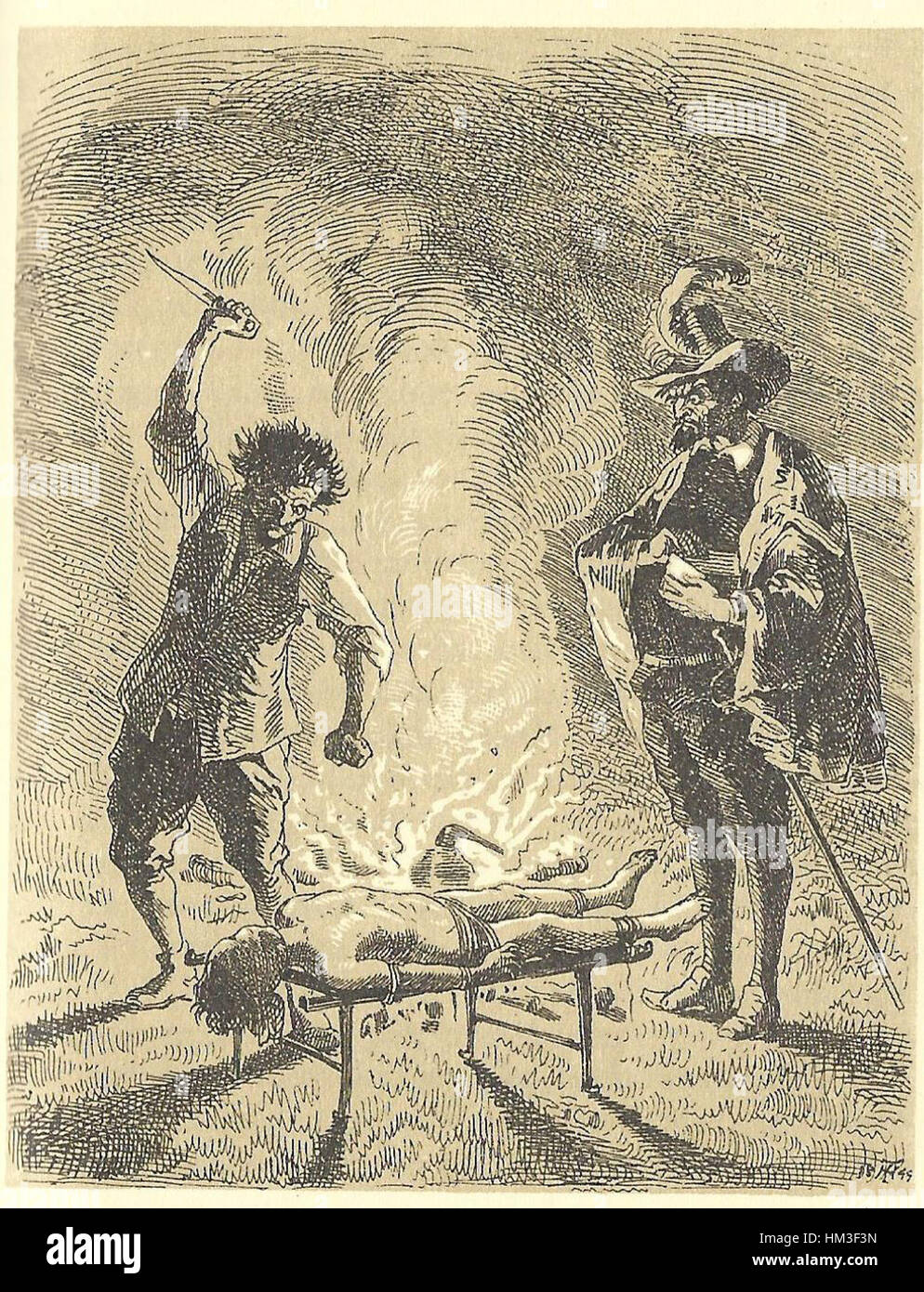 This painting by Ignaz Denner and Theodor Hosemann is a copy of an ...
