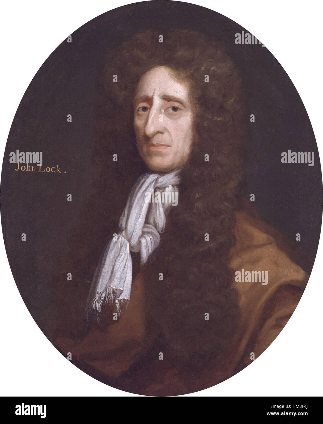Michael Dahl’s portrait of John Locke, a philosopher known for his ...