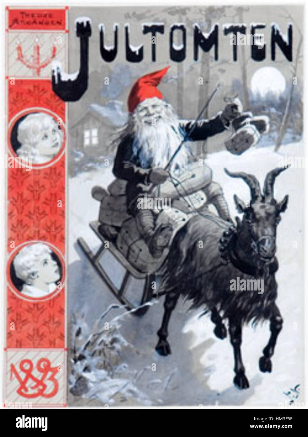 *Jultomten* (The Christmas Tomte) is a Swedish artwork from 1893 that ...
