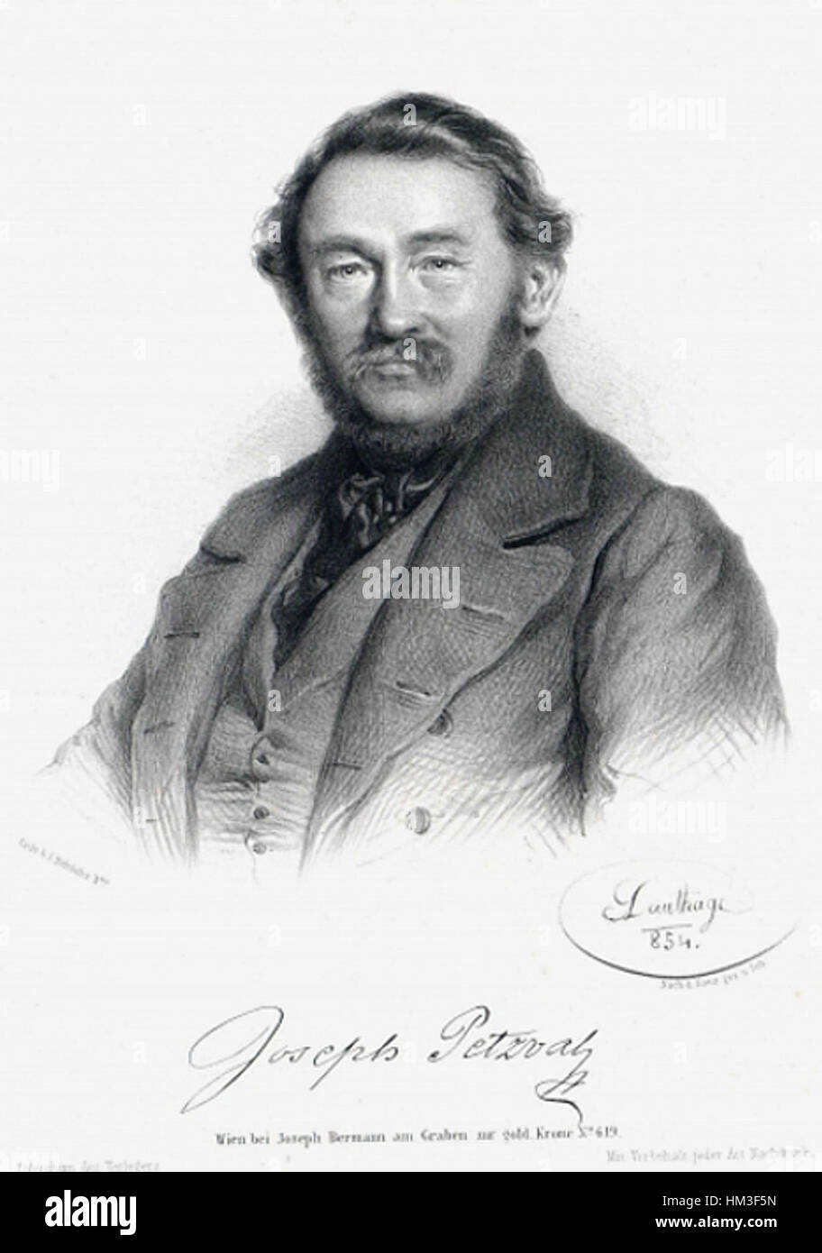 Joseph Petzval was a prominent 19th-century Hungarian mathematician and ...