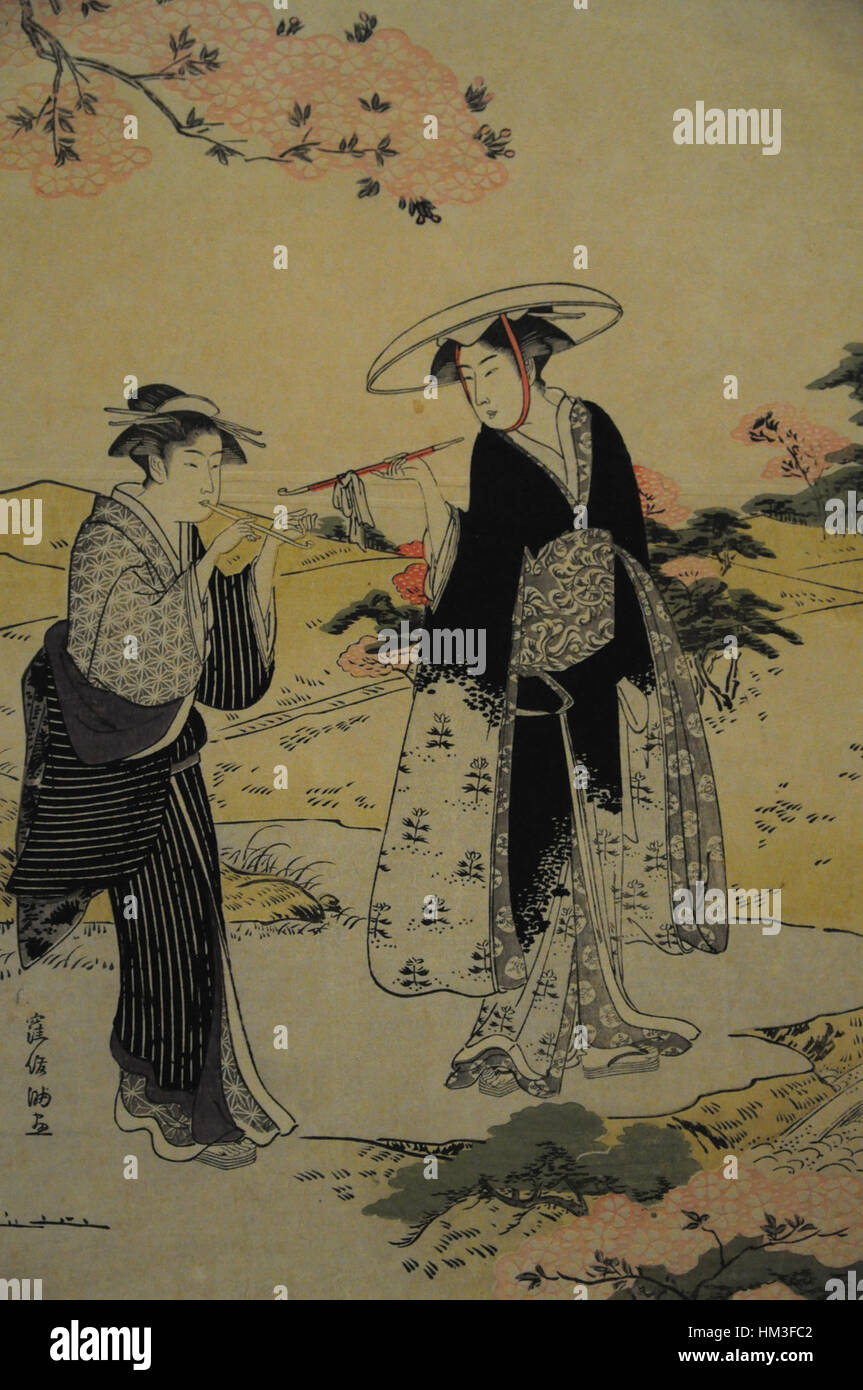 Ukiyo e sakura hi-res stock photography and images - Alamy