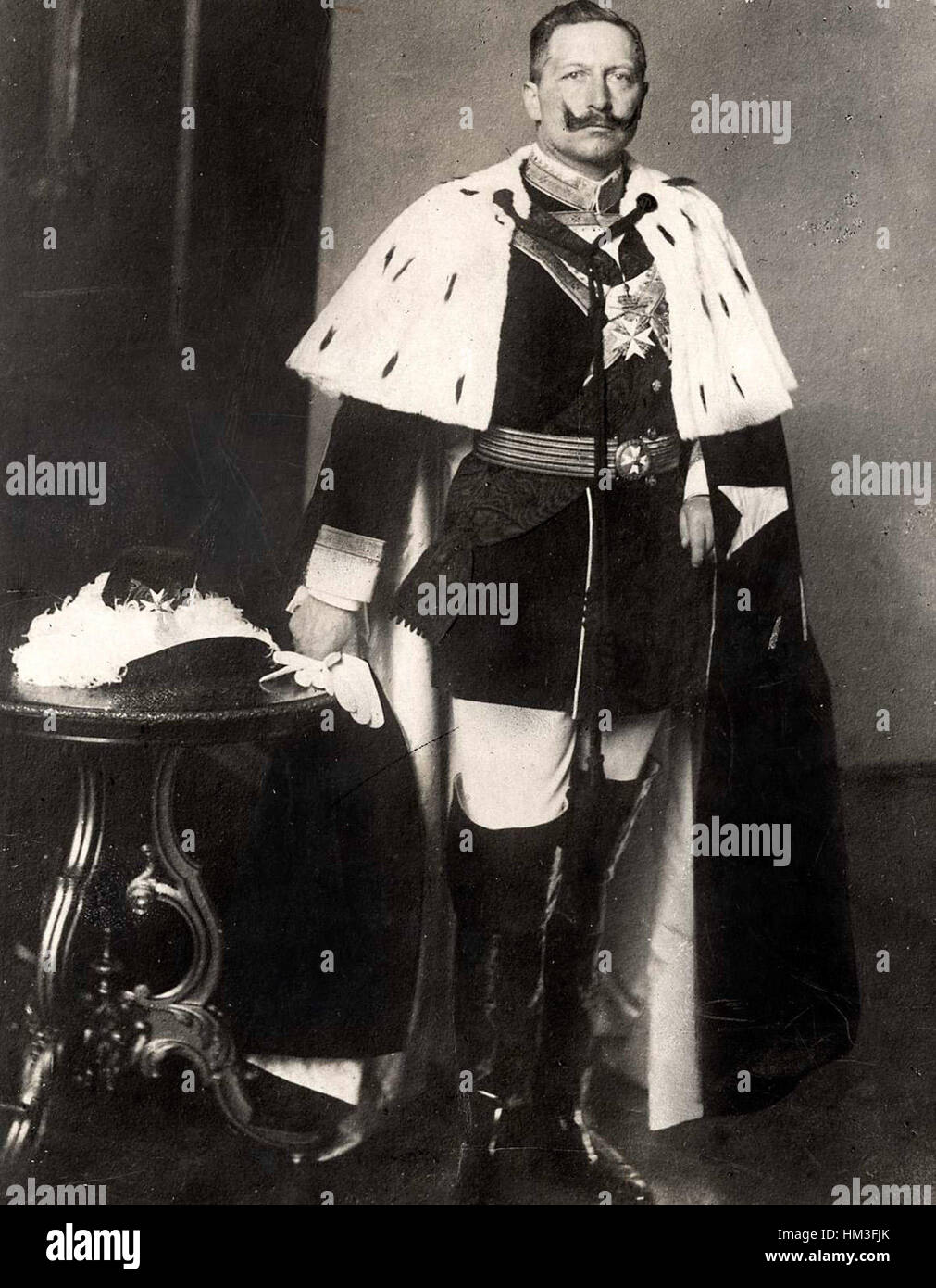 This painting of Kaiser Wilhelm II as the Grand Master of the ...