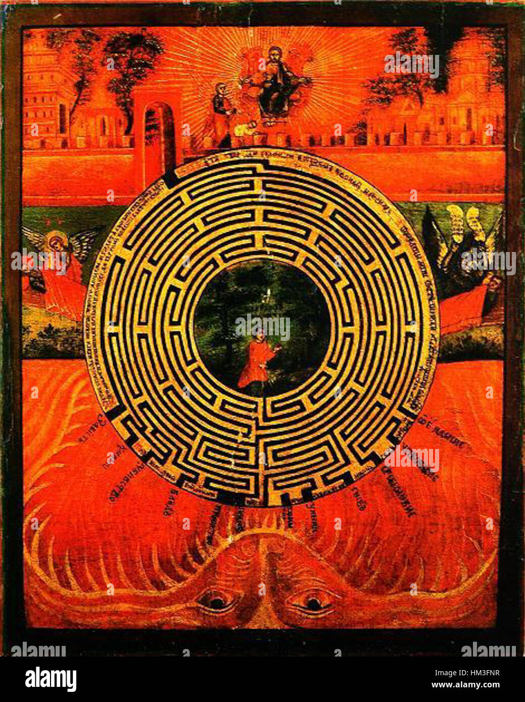 *Icon Labyrinth of Soul* is a contemporary Russian artwork that ...
