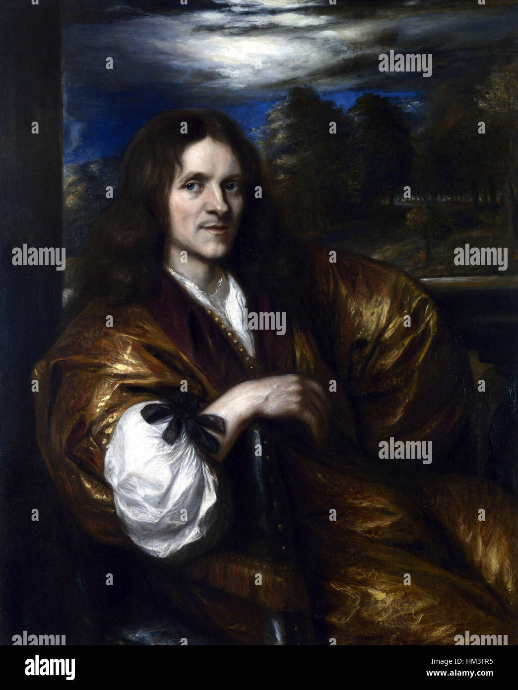 Self Portrait by Jan Lievens, an oil painting from the 17th century ...