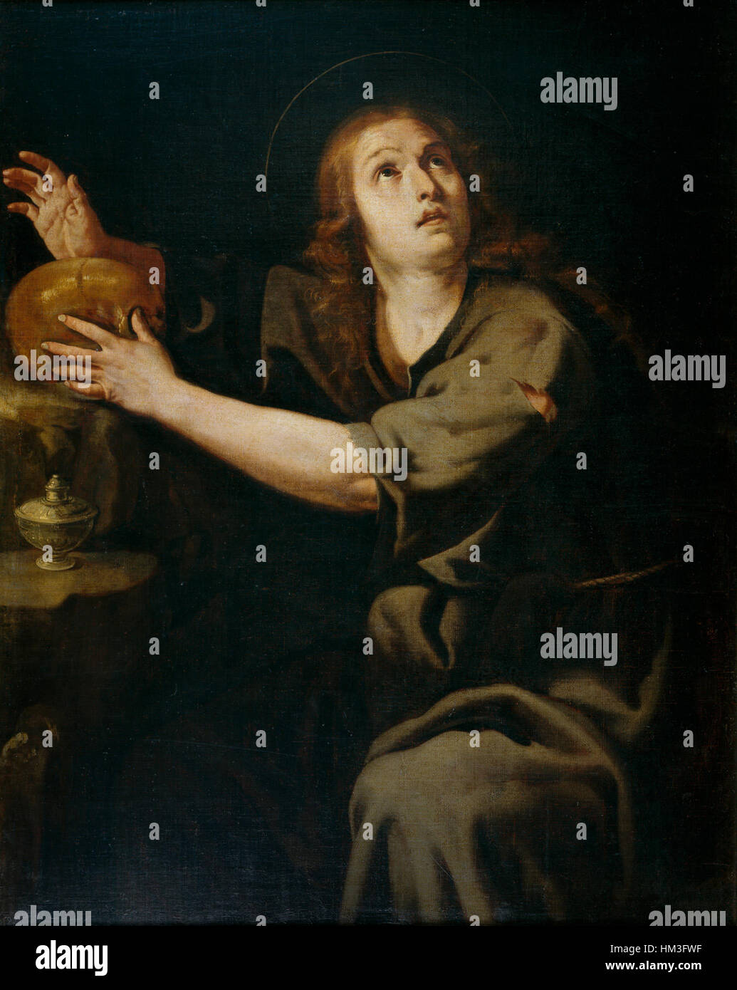 'Maria Magdalena,' an oil painting by Jeroni Jacint Espinosa, features ...