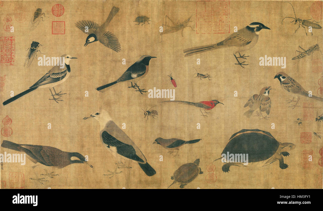 'Huang-Quan-Xie-sheng-zhen-qin-tu' is an ancient Chinese painting ...