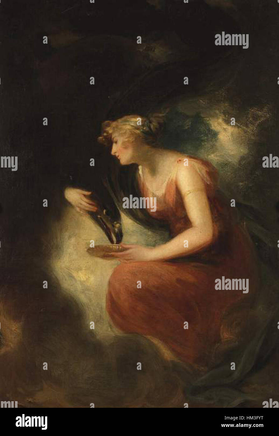 'Hebe Feeding Jupiter's Eagle' is an oil painting by Henry William ...