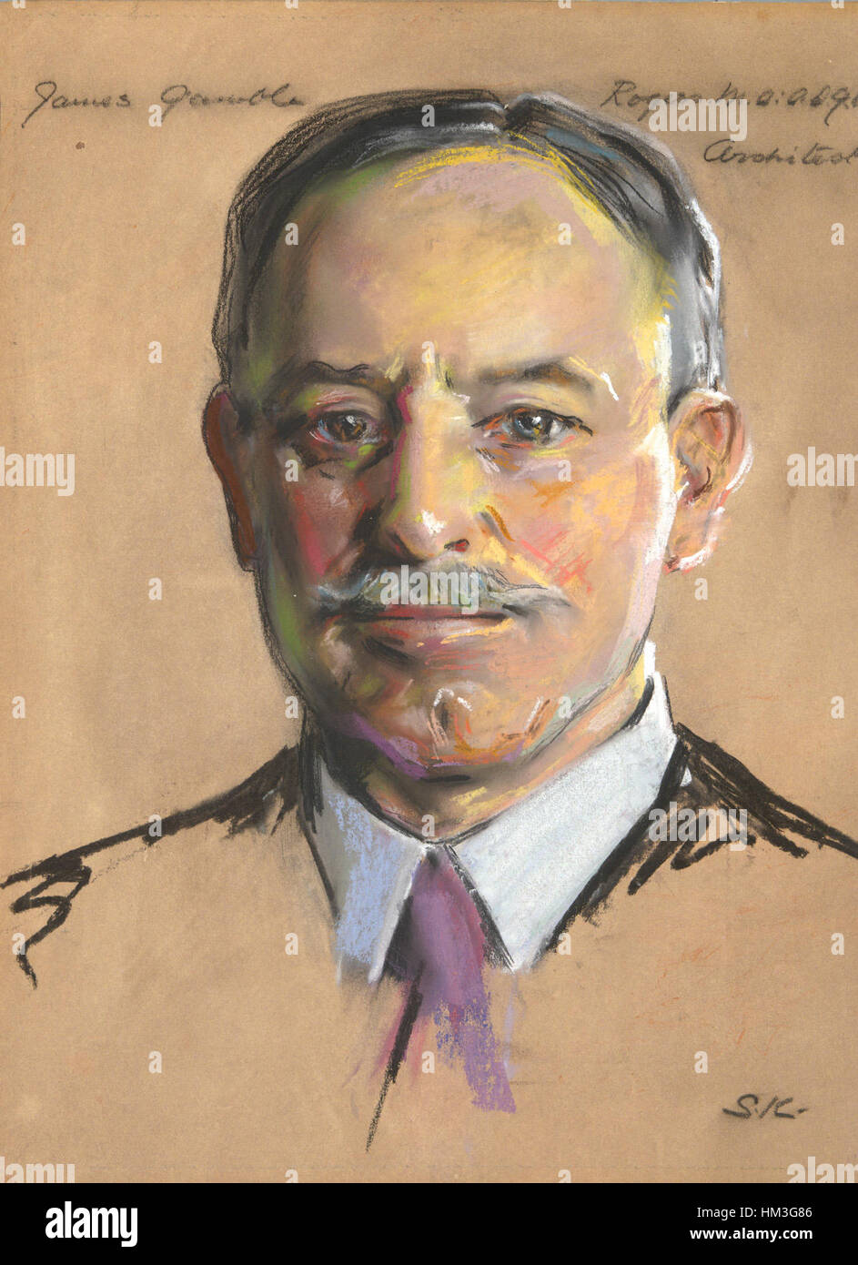 'James Gamble Rogers' by William Sergeant Kendall, painted c. 1905, is ...
