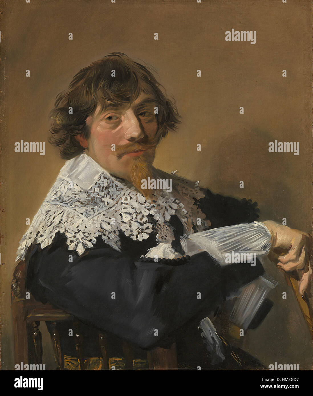 'Portret van een man' is a classic 17th-century Dutch portrait painting ...