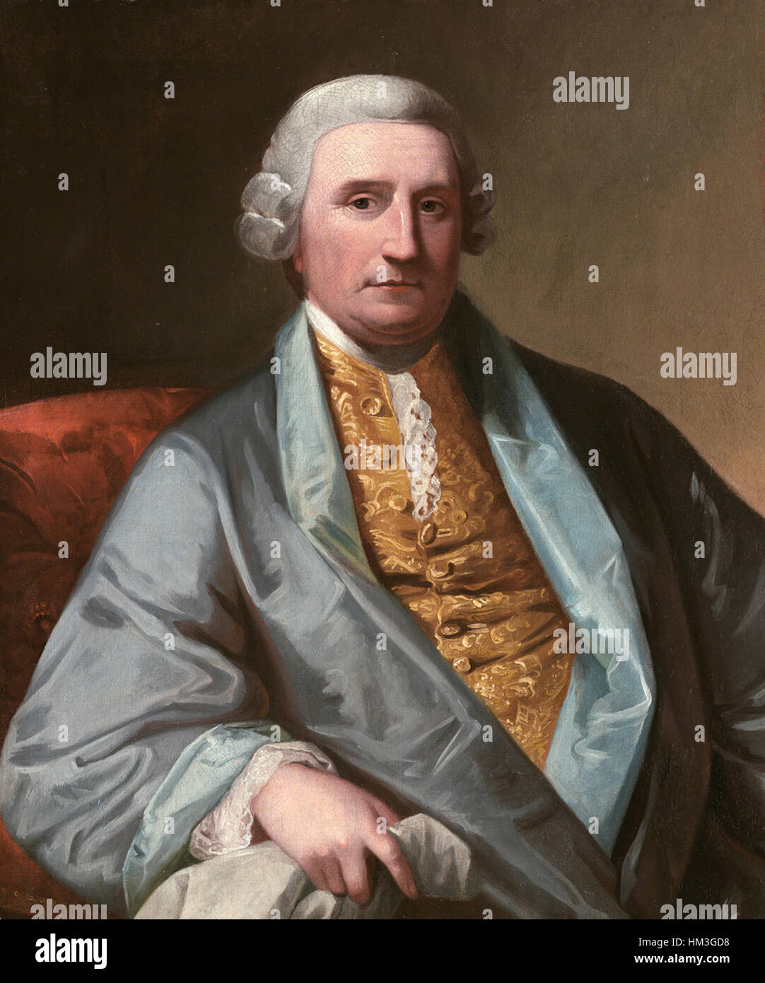 This portrait of Henry Middleton, painted by Benjamin West, captures ...