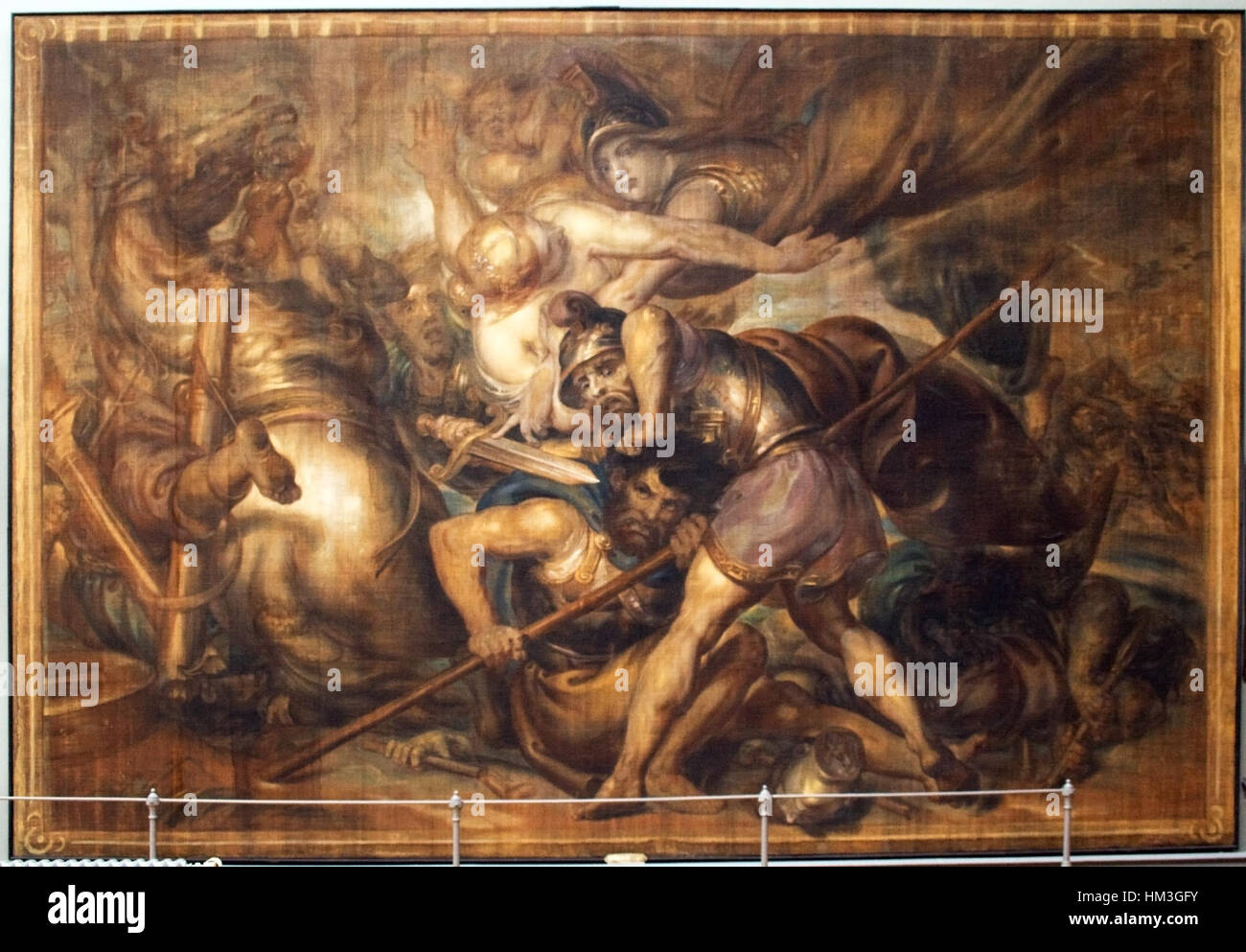Homeric fight hi-res stock photography and images - Alamy