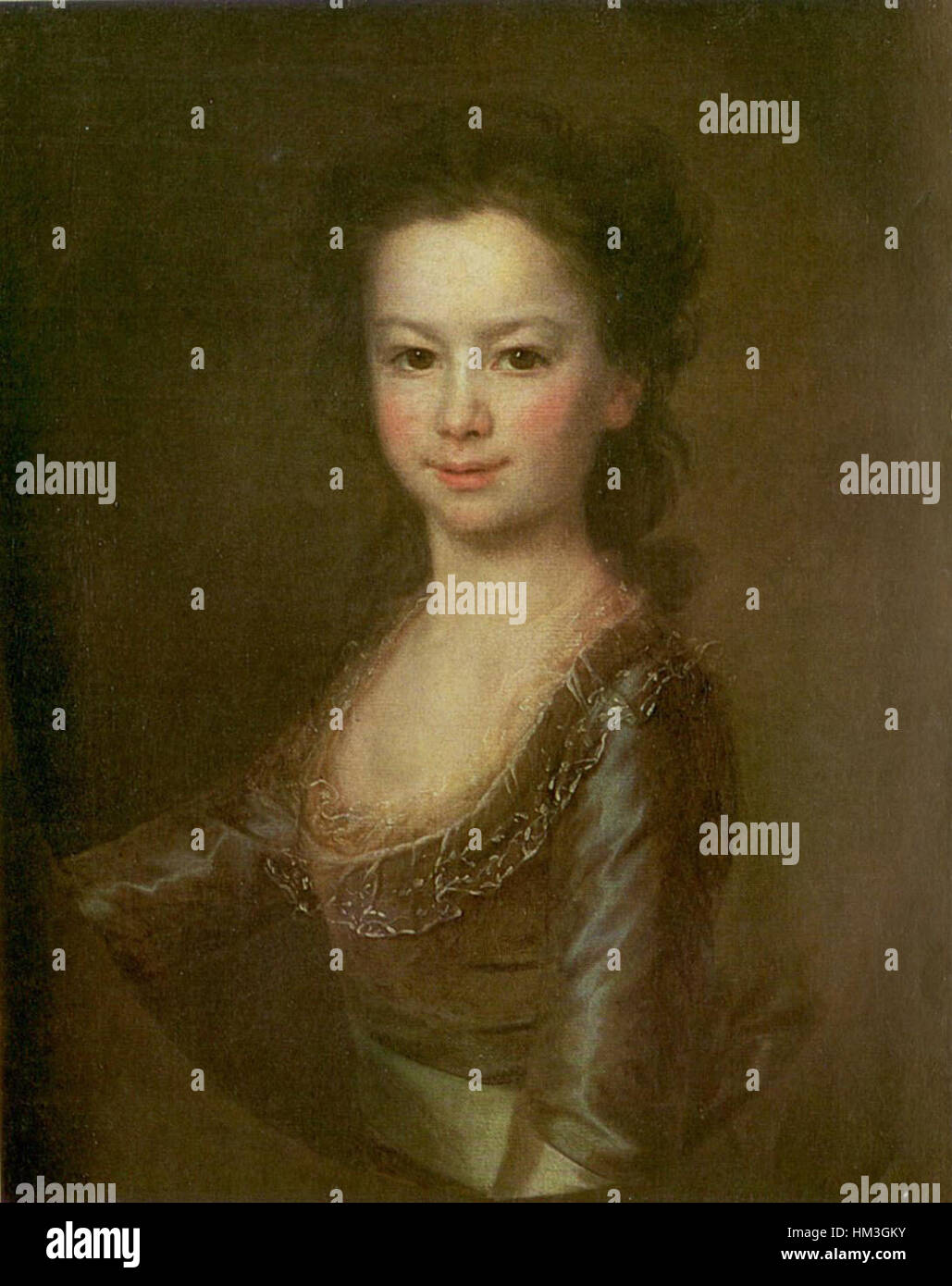 This portrait of Maria Vorontsova by the Russian artist Levitzky ...