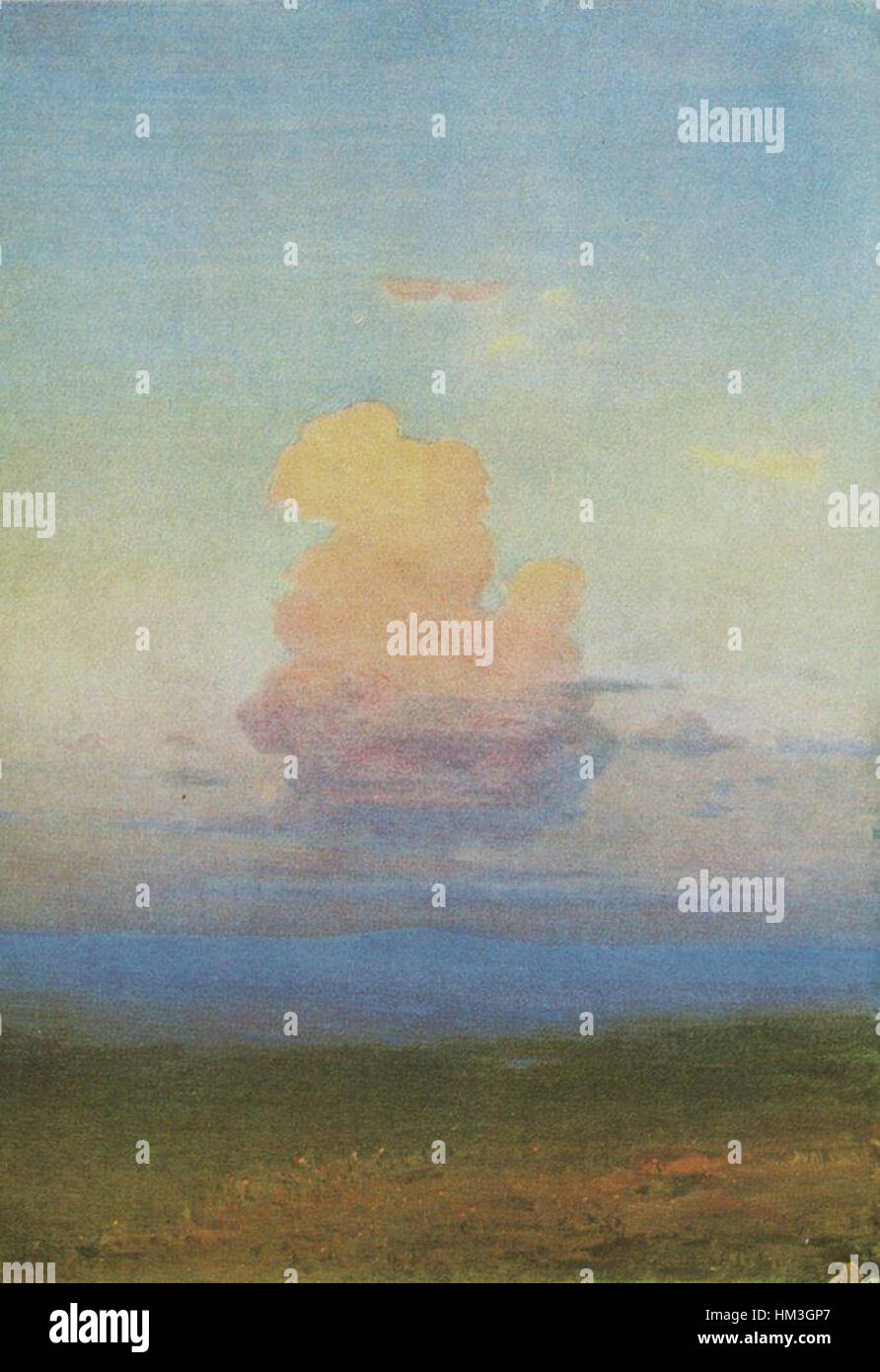 'Cloud2' by Arkhip Kuindzhi is an atmospheric painting that captures ...