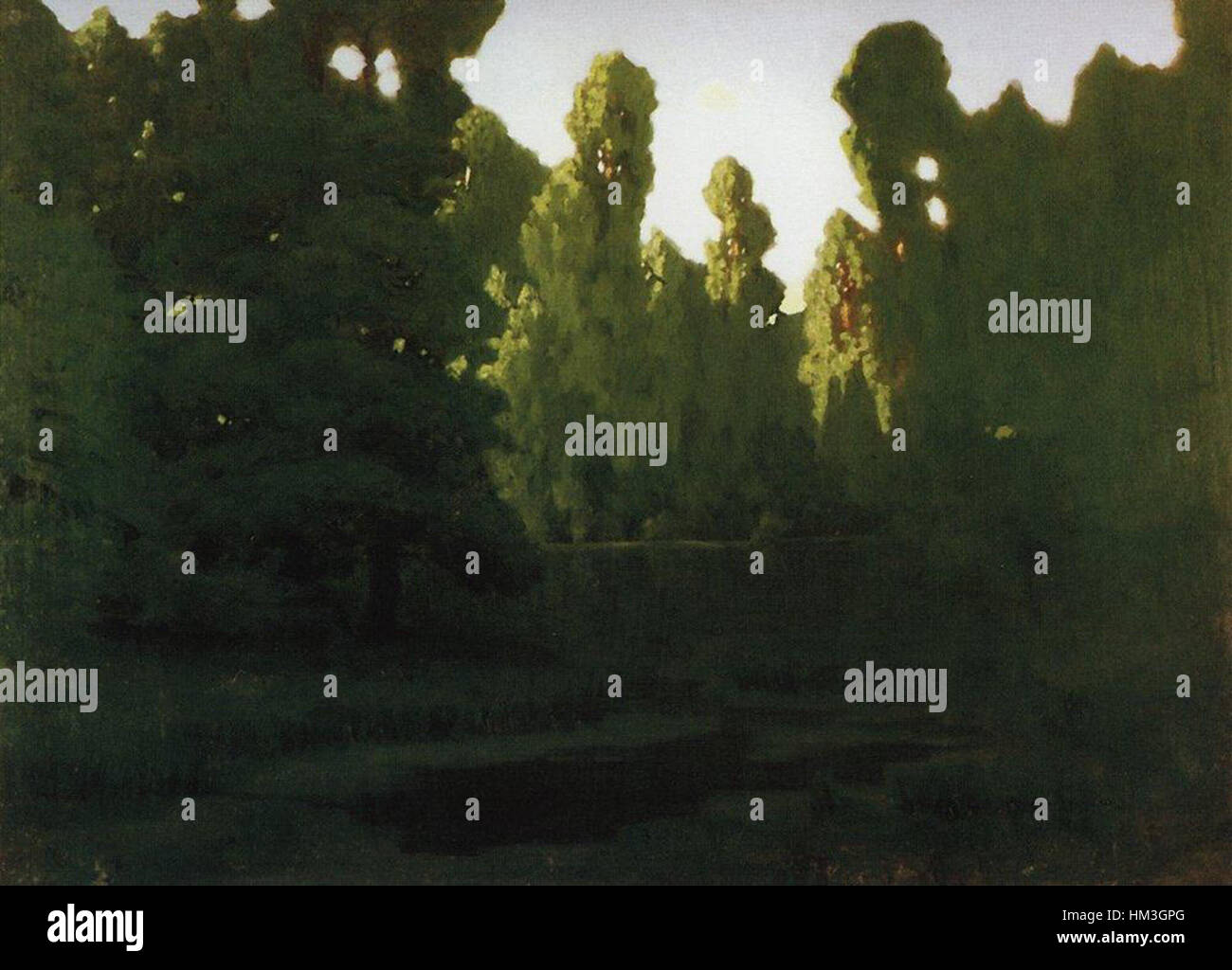 *Kuindzhi Forest Chuvashia* is a painting by renowned Russian artist ...