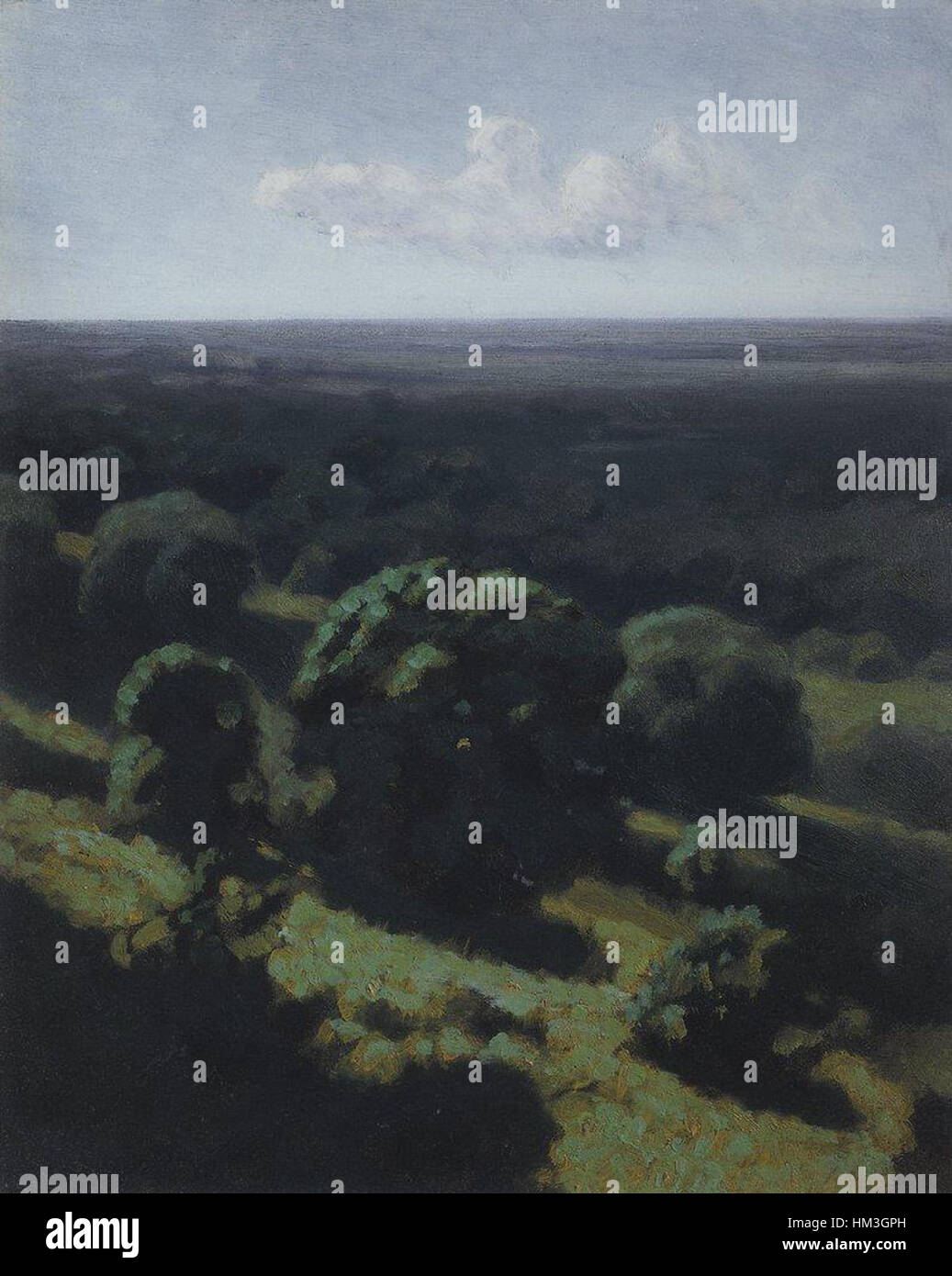 This painting by Arkhip Kuindzhi from the late 19th century captures ...
