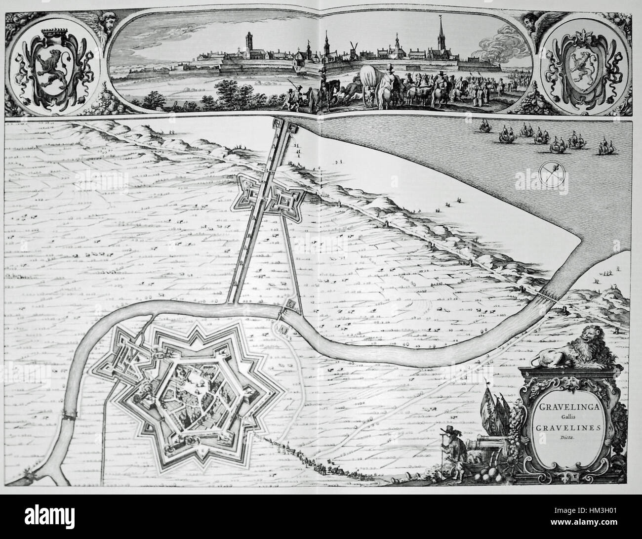 'Grevelingen' by Sanderus is a detailed painting depicting the beauty ...
