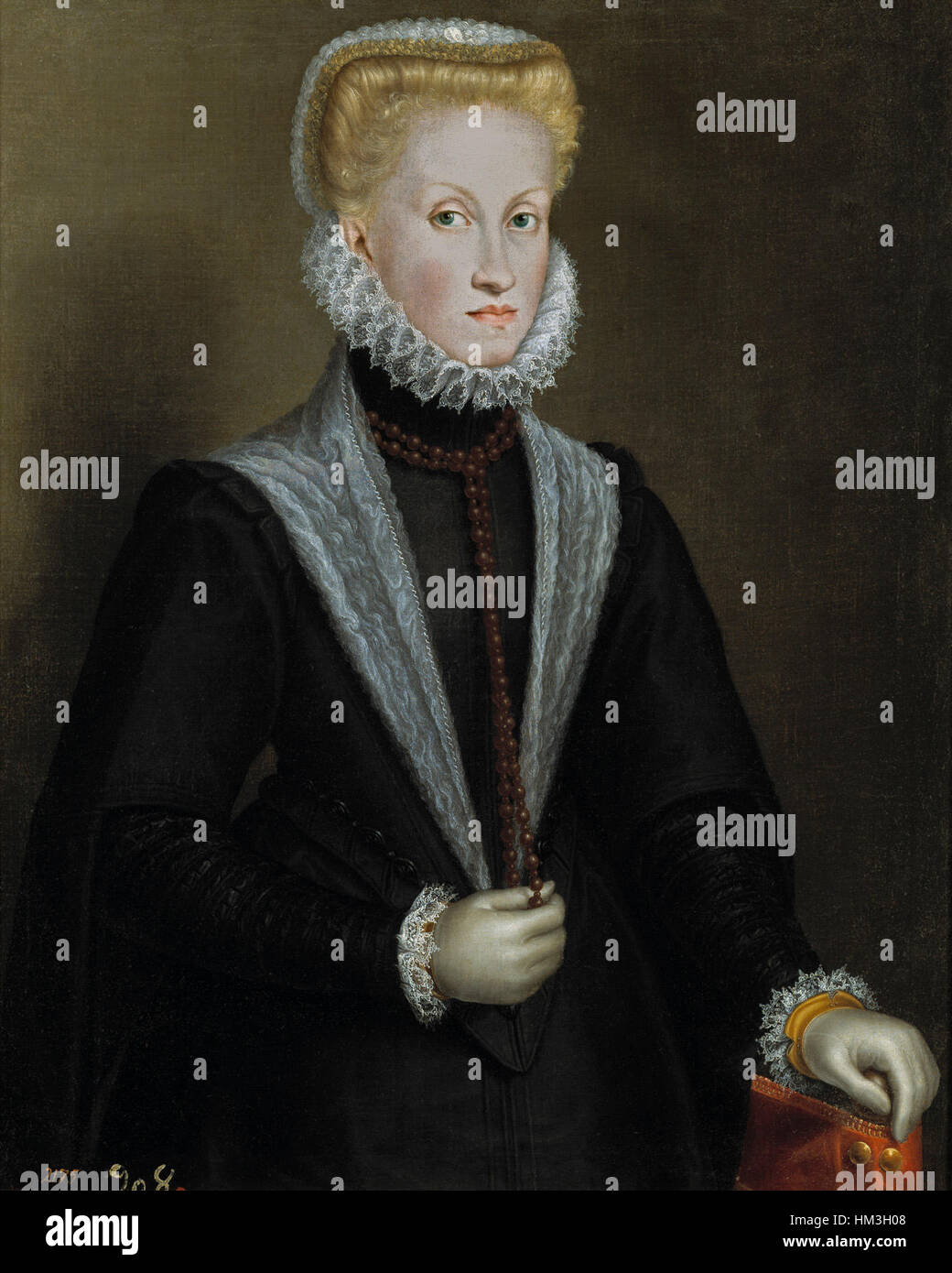 This portrait of Queen Ana of Austria, painted by Sofonisba Anguissola ...