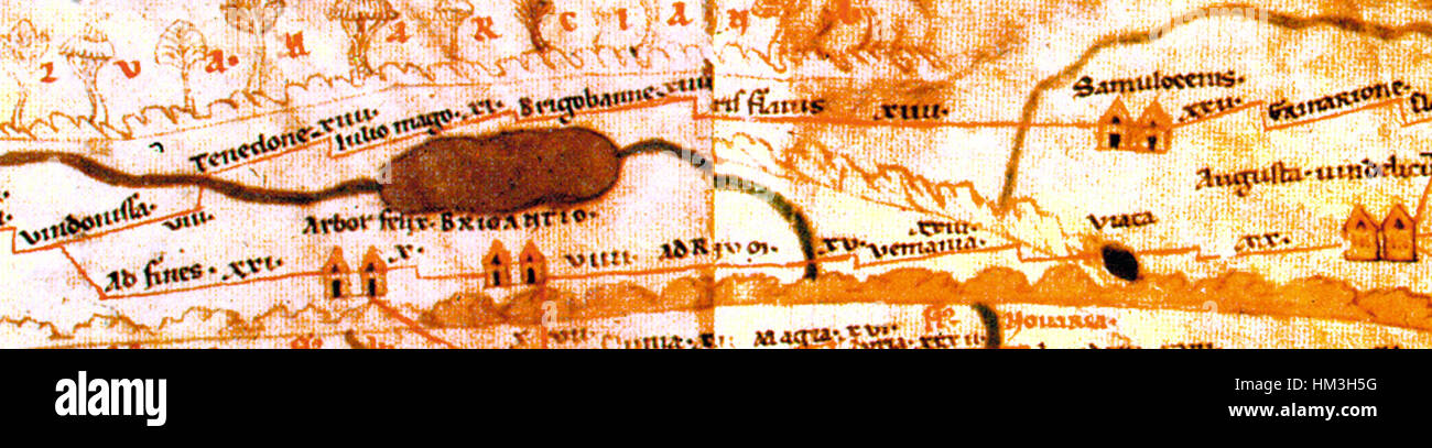 Peutinger map hi-res stock photography and images - Alamy