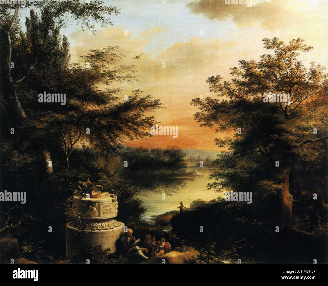 The 'Gleim Denkmal' by Ramberg is a commemorative work of art ...