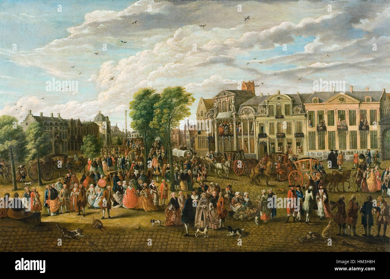 ‘Kouter 1763’ is a historical landscape depicting the Kouter, a field ...