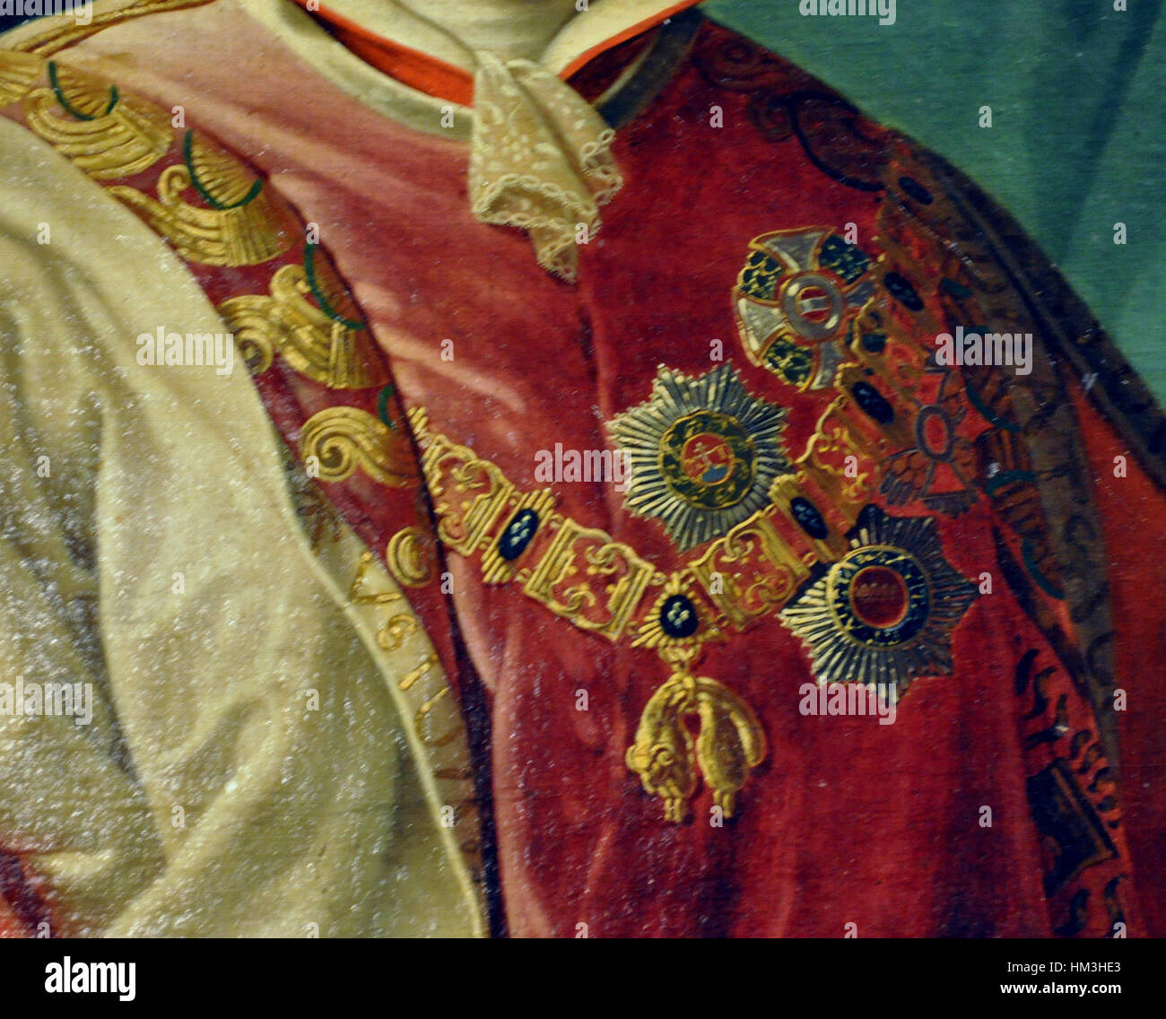 Lampi dJ Franz II Goldenes Vlies detail Orden Stock Photo - Alamy