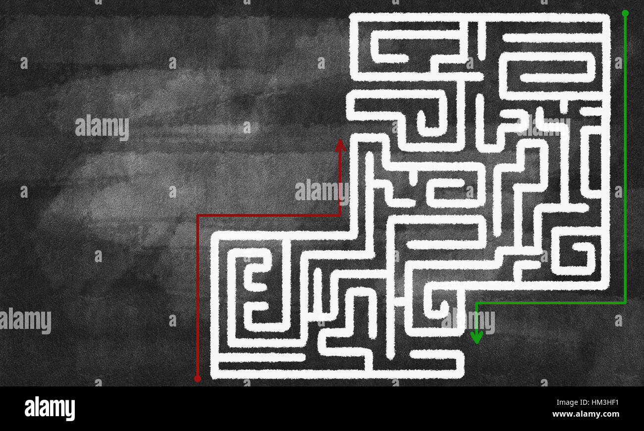 Labyrinth pattern hi-res stock photography and images - Alamy