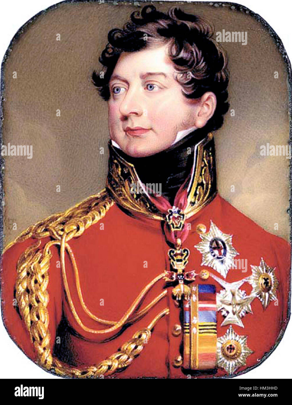 King George IV when Prince Regent (1762-1830), by Henry Bone Stock ...