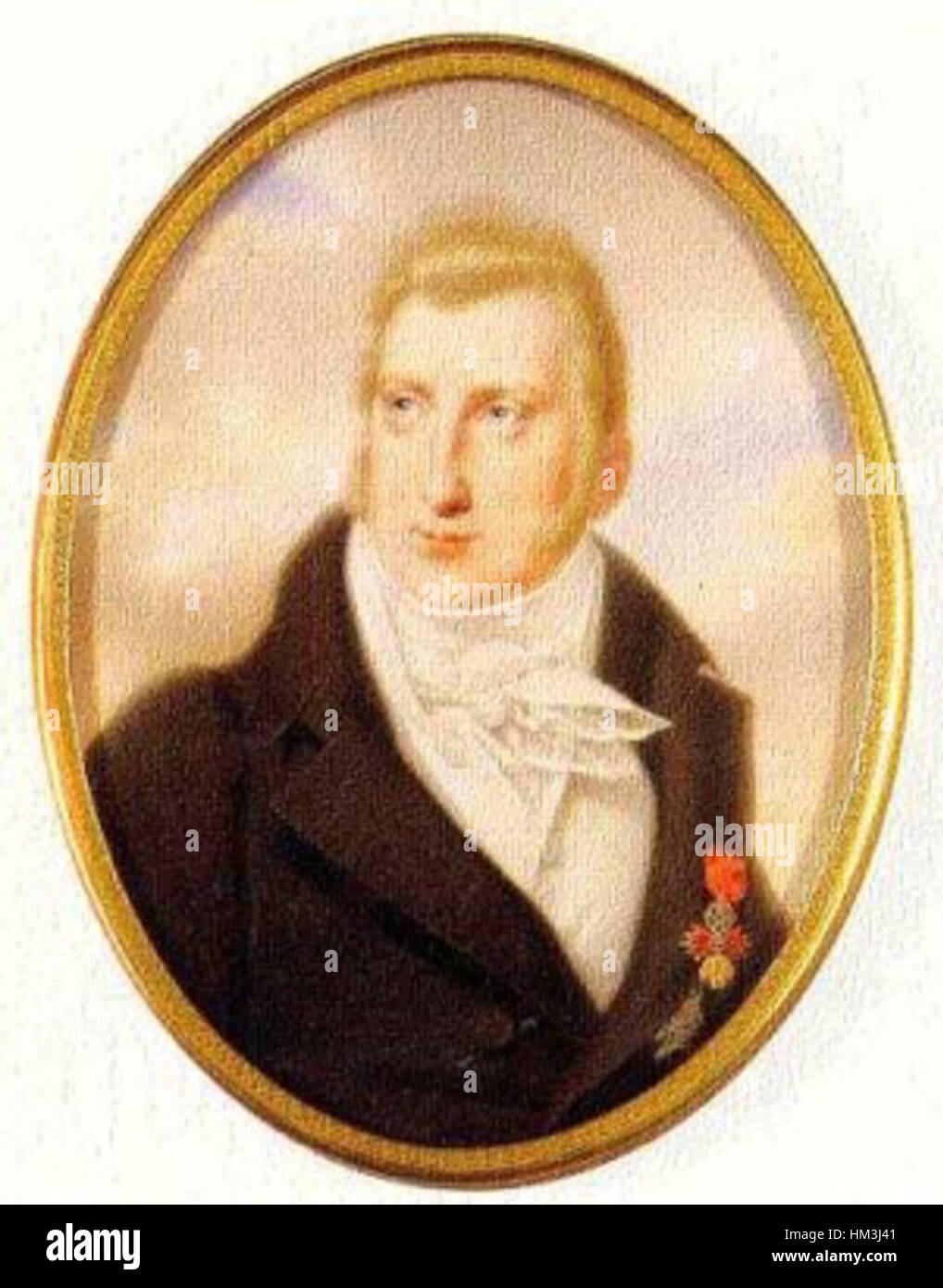 Leopoldo Giovanni Borbone Salerno, depicted in this portrait, was an ...