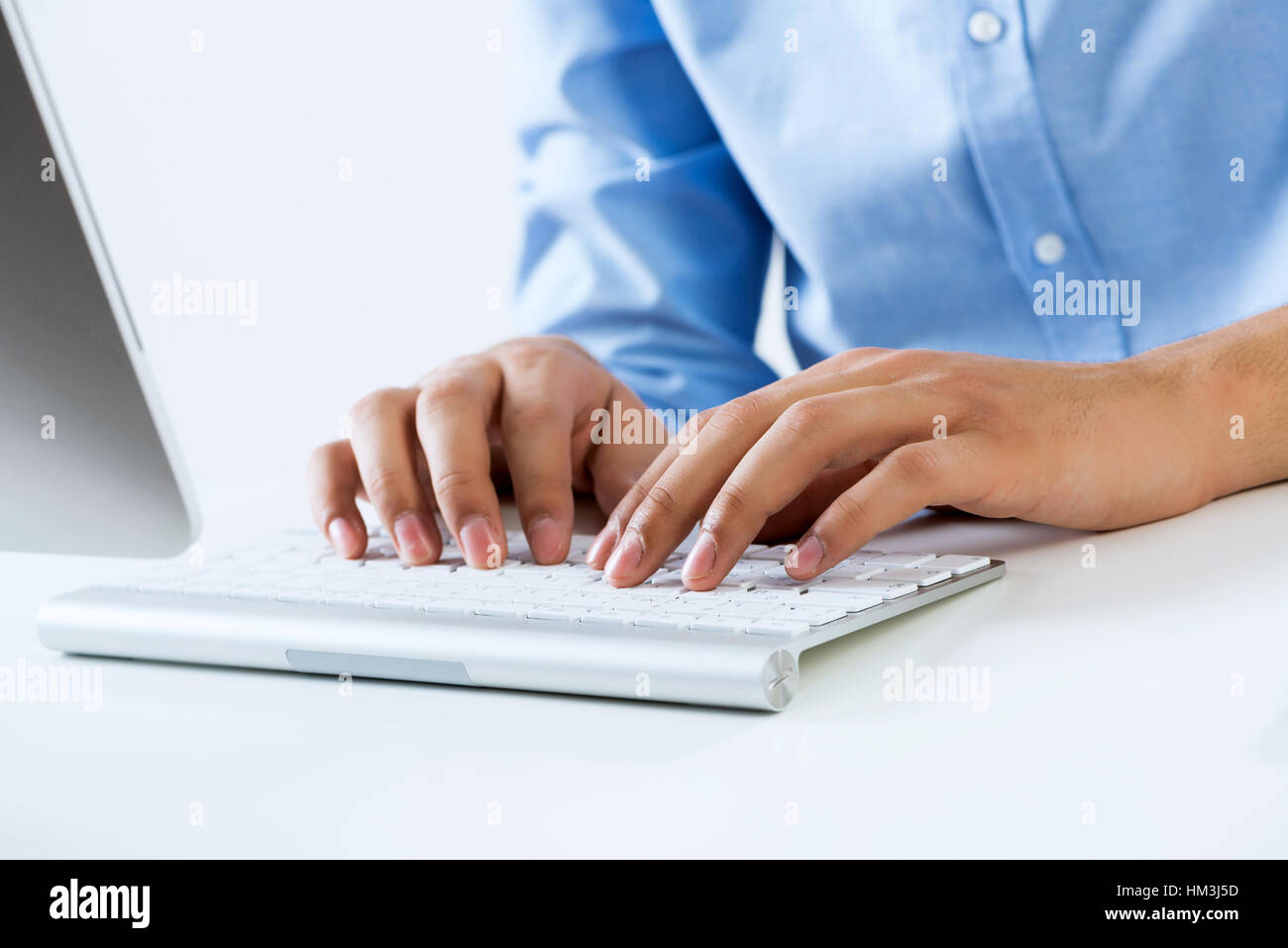 Man at work Stock Photo - Alamy