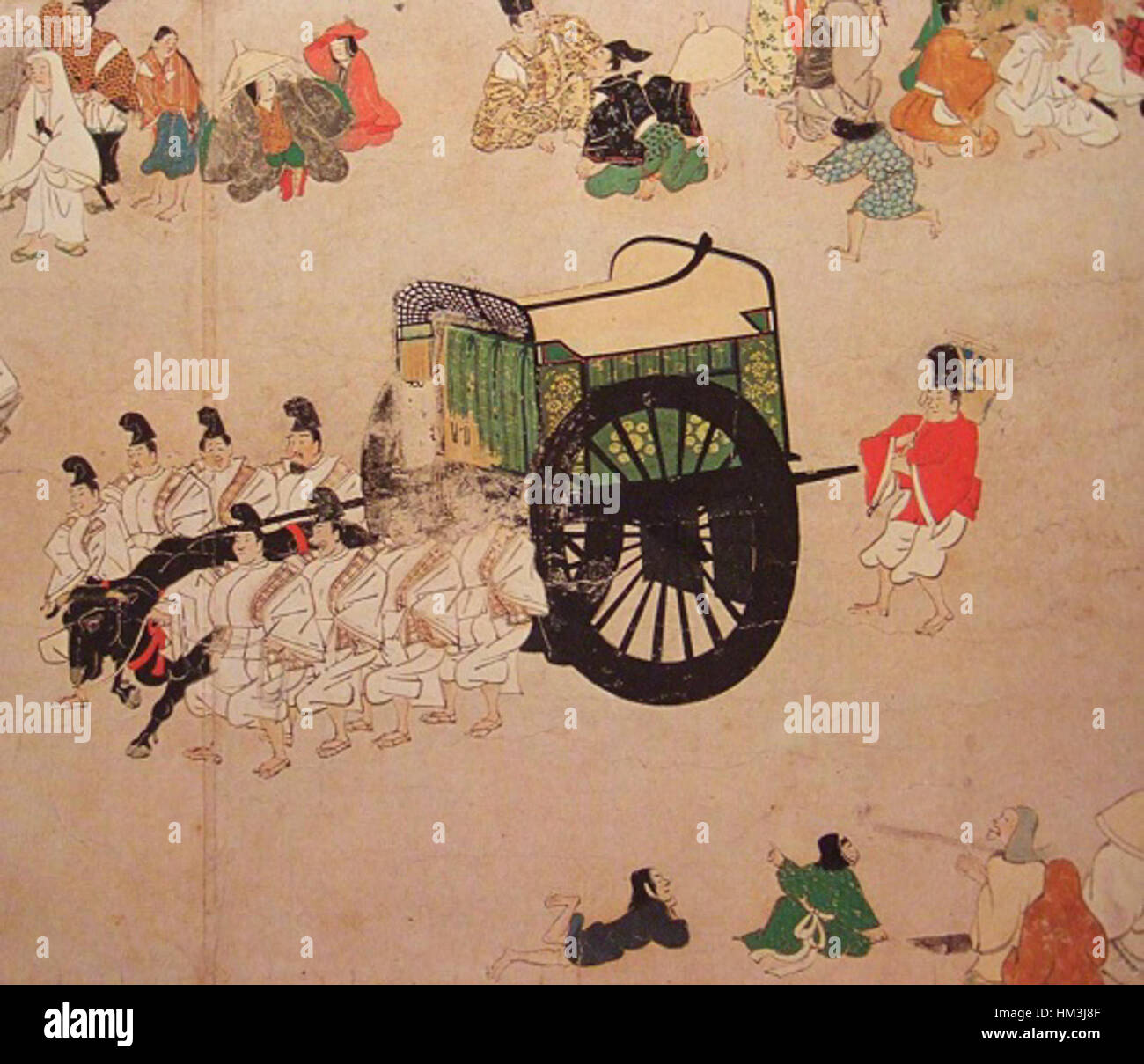 Ishiyamadera engi emaki - Scroll 3 Section 1 Stock Photo - Alamy